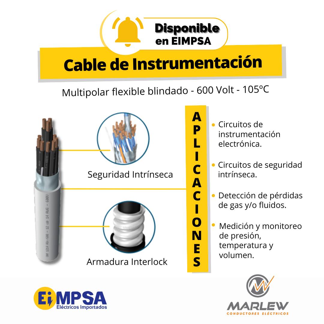 Cables de Instrumentación para la Industria - Electricos Importados